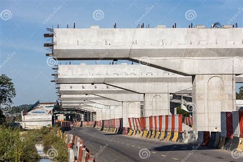 Construction Of Highway Overpass Bridge And Rail Transit Infrastructure