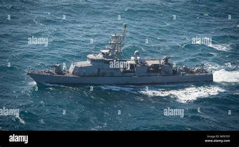 The Us Navy Cyclone Class Coastal Patrol Ship Uss Squall Steams
