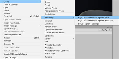 The High Definition Render Pipeline Getting Started Guide For Artists