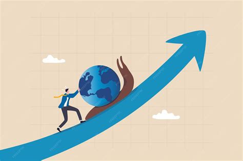 Premium Vector Global Economic Slowdown World Gdp Growth Decline Or