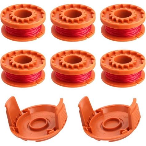 Lot De 6 Bobines De Fil De 3m Fil Coupe Bordure Compatible Avec Coupe