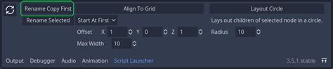 GitHub Idbrii Godot Editorscript Launcher A Hotbar For Launching Your Editor Scripts