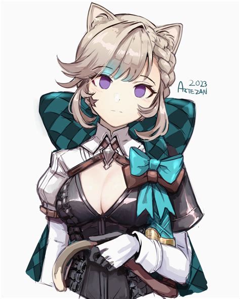 Lynette Genshin Impact Drawn By Artezahn Danbooru