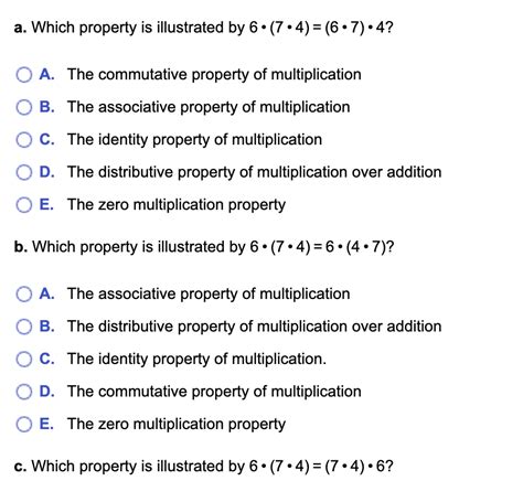 Zero Property Of Multiplication