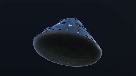 Artstation Apollo Command And Service Module 3d Model Game Assets