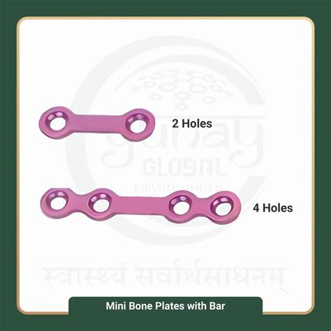 Mini Bone Plate Titanium No Of Holes 4 Holes At Rs 300 In Surat Id 2853729935588