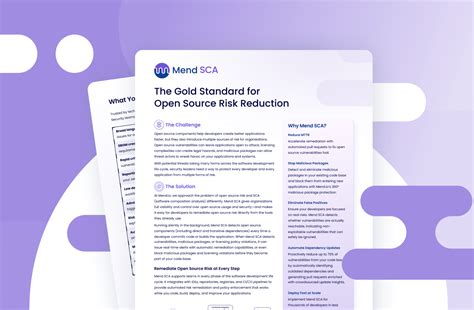 mend sca end to end open source risk management