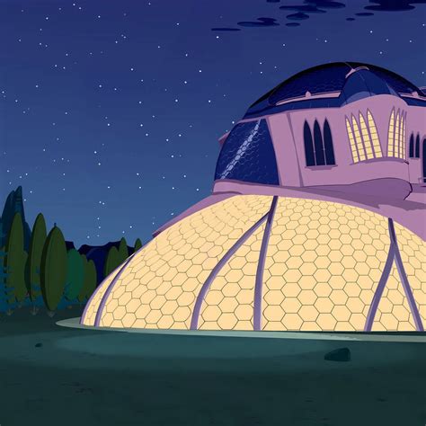 Winx Alfea At Night Background By Gwirza On Deviantart