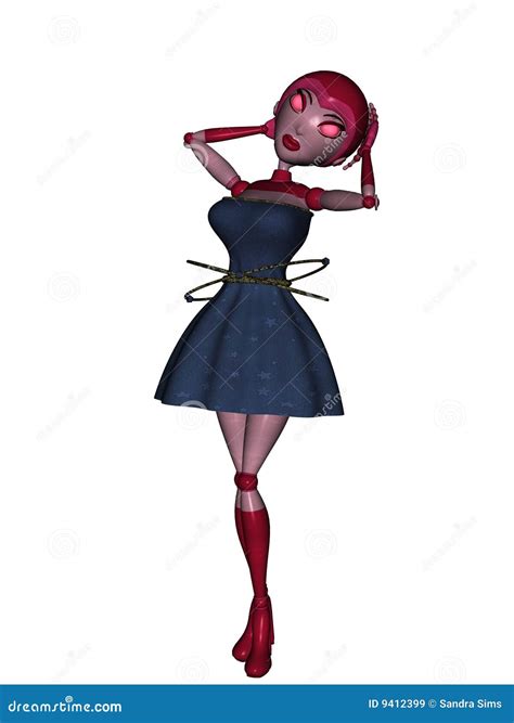 Sexy Female Robot 3d Render Picture Image 9412399