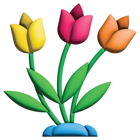 3d Rendering Tulip In Easter Set 19781725 Png