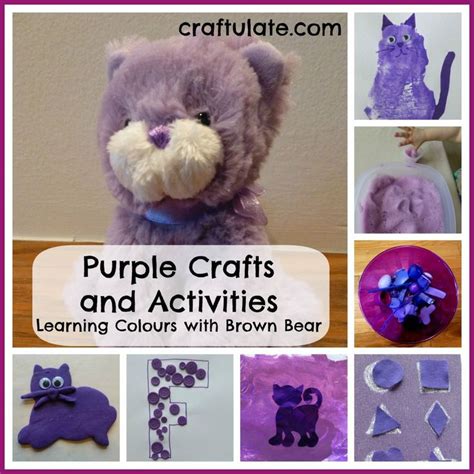 Purple Crafts And Activities Purple Crafts Learning Colors