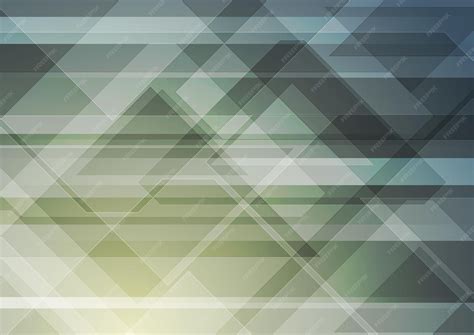 Premium Vector Abstract Geometric Triangles Tech Background