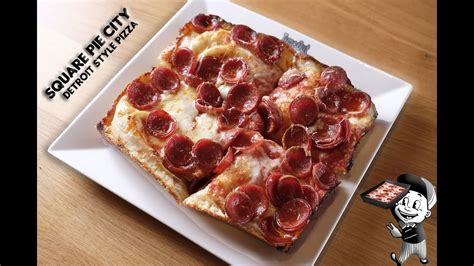 Square Pie City Menu Detroit Style Pizza Miami Youtube
