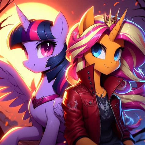 Mlp X Devil May Cry Twilight And Sunset Ai 1 By Tomartista On Deviantart