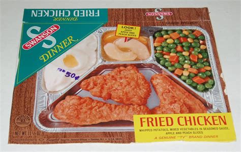 Swanson Tv Dinners In The Foil Tray