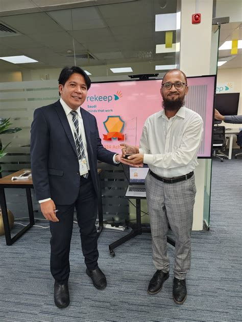 Rekeepsaudi Achievementaward Trainingexcellence