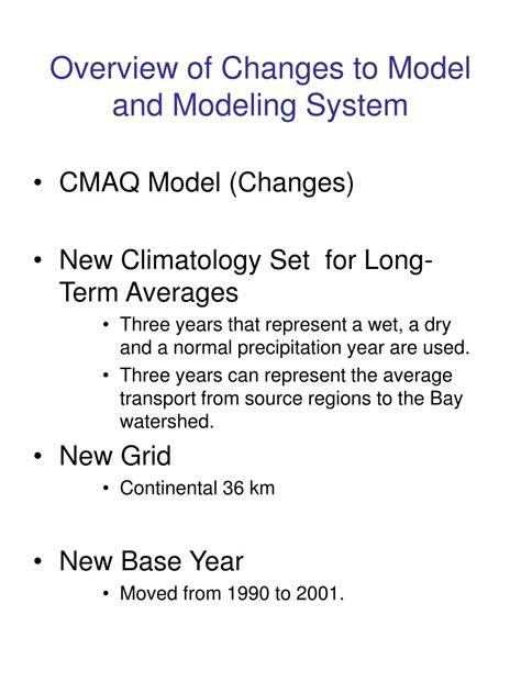 Ppt Introducing Cmaq Overview And Preliminary Results Powerpoint Presentation Id1482148