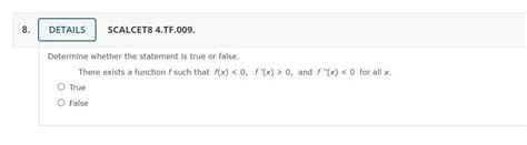 Solved Determine Whether The Statement Is True Or False Chegg