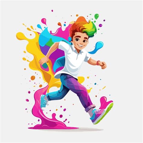 Premium Vector Holi Vector On White Background