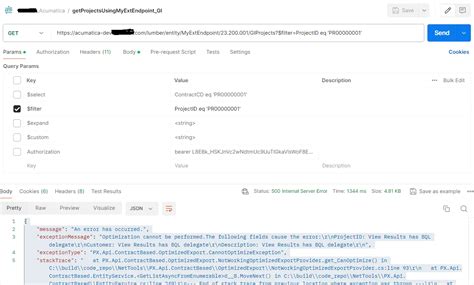 Fetching Data From Acumatica Rest Api Community
