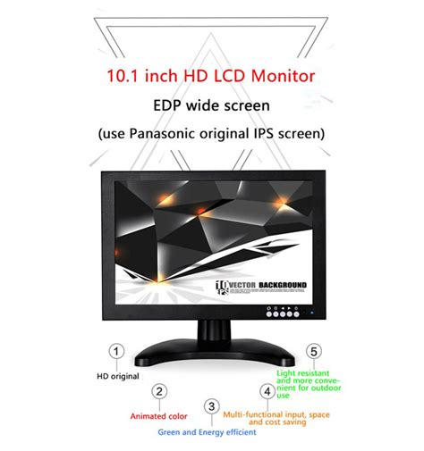 10 inch EDP CCTV MONITOR