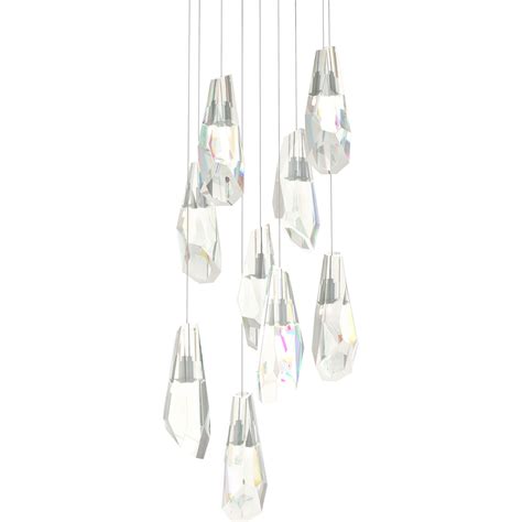 Hubbardton Forge 131101 1011 Luma 9 Light 205 Inch Vintage Platinum