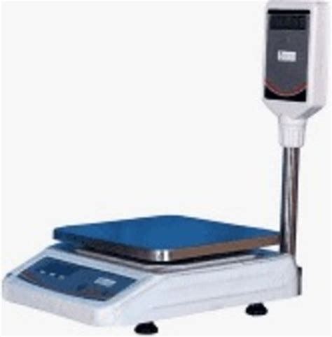 Silver And Blue Color Mild Steel Led Display Weighing Scale At Best Price In Shahpur Rathore