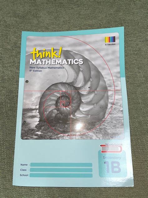 Sec 1 Math 1b Workbook Hobbies And Toys Books And Magazines Textbooks On