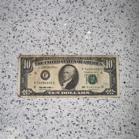 1995 10 Dollar Bill High Serial Number Ebay