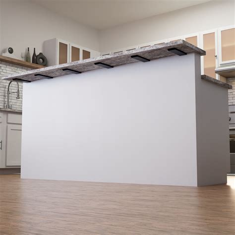 Knee Wall Countertop Support Bracket Concealed Countertop Support