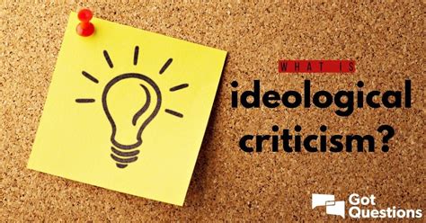 What Is Ideological Criticism