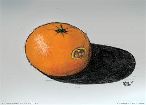 My Darling Clementine Photoshop Illustration