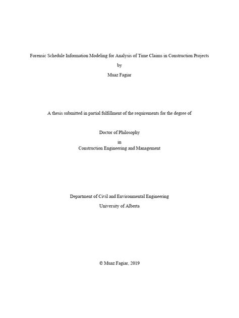 Forensicscheduleinformationmodelingf Pdf Conceptual Model