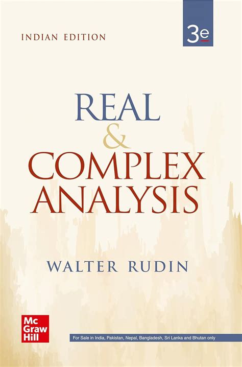 Real And Complex Analysis 3rd Edition Indian Edition Walter Rudin