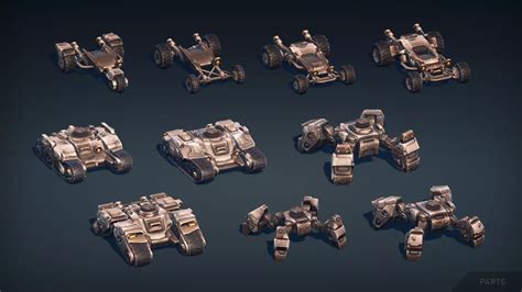 Mech Constructor Spiders And Tanks 3d Robots Unity Asset Store