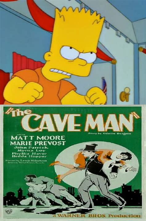 Bart Simpson Hates The Caveman By Perro2017 On Deviantart