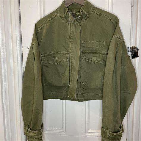 Green Jacket Worn Twice But No Signs Of Wear Or Depop