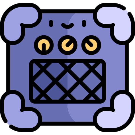 Amplifier Kawaii Lineal Color Icon