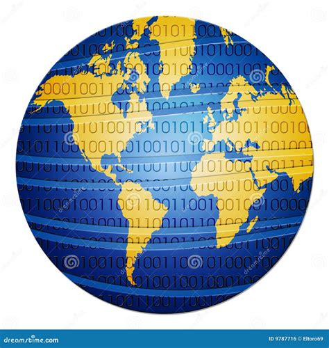 binary earth stock illustration illustration of wallpaper 9787716