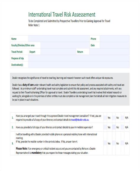 37 Risk Assessment Templates Free And Premium Templates