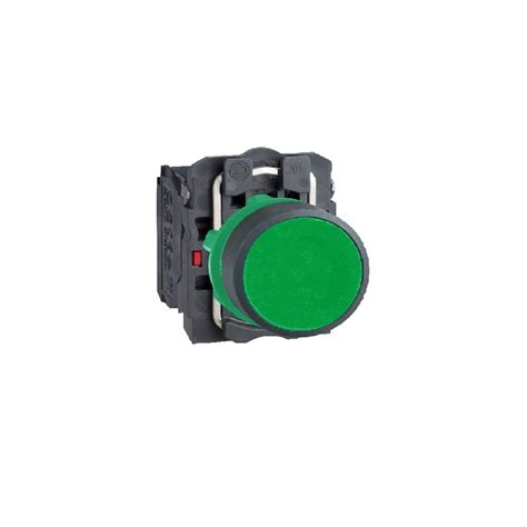 Schneider Green Push Button With Illumination 22mm Xb5aa35