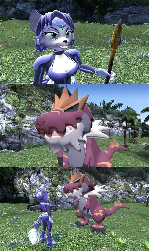 Krystal And Tyrantrum By Patrickmoua2004 On Deviantart