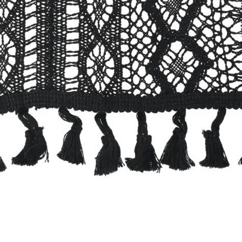 Uxcell Lace Table Runner With Tassels Boho Dining Decor 9 X 63 Inch