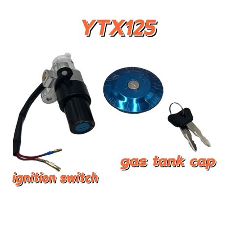 Ytx125 Ignition Switch With Gas Tank Cap And Key Set For Yamaha Ytx 125 Lazada Ph