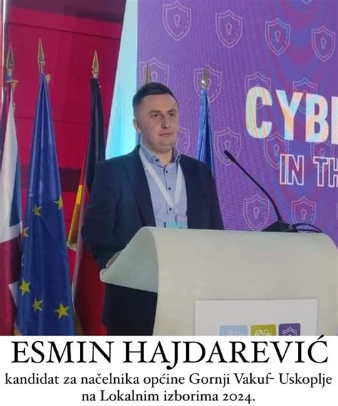 Esmin Hajdarević Kandidat Sda Za Načelnika Općine Gornji Vakuf Uskoplje