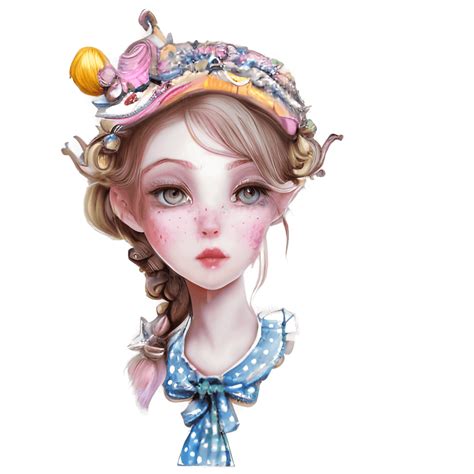 Wild Victorian Girl Graphic · Creative Fabrica