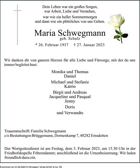 Mv Online Maria Schwegmann