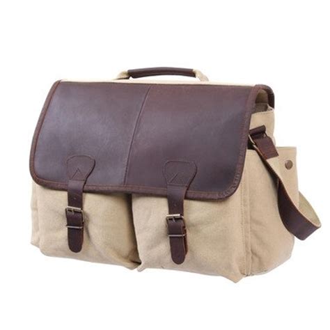 Rothco Vintage Leather Flap Messenger Bag