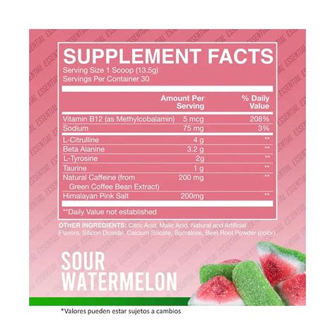 Cbum Pre Work Out Essential Fitsi