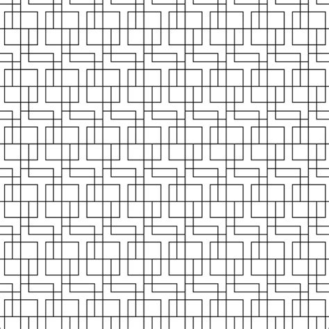 Premium Vector Vector Geometric Pattern Design Square Shape Black Colour